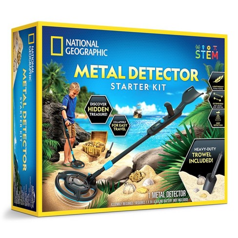National Geographic Starter Metal Detector Kit For Kids With 7.4 ...