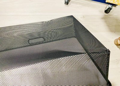 Metal Storage Cart With Mesh Drawer And Wood Top - Brightroom™ : Target