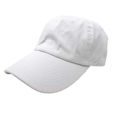 Mechaly Cotton Dad Hat Adjustable Cap White : Target