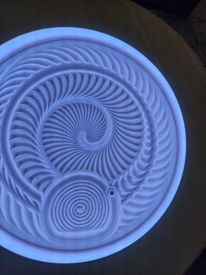 Homedics 21'' Drift Meditation Sand Table - Cream : Target