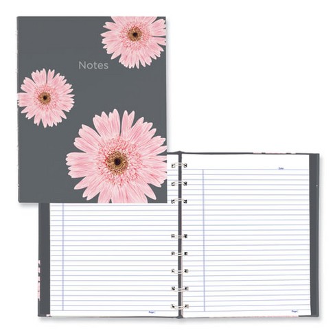 Blueline Notepro Notebook, 1-subject, Medium/college Rule, Pink/gray ...