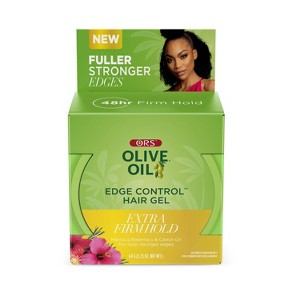 ORS Olive Oil Edge Control Extra Firm Hair Gel - 2.25oz: Textured ...