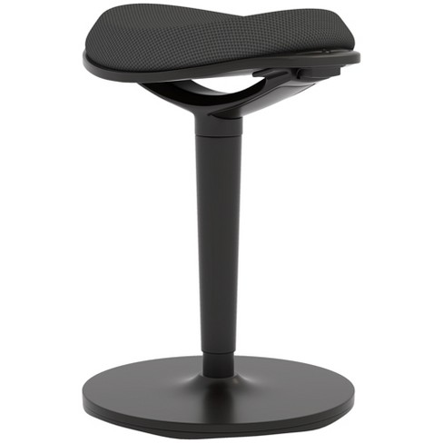 Homcom Ergonomic Wobble Stool, Standing Desk Chair, Backless Adjustable ...