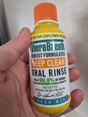 Therabreath Deep Clean Antiseptic Oral Rinse - 16 Fl Oz : Target
