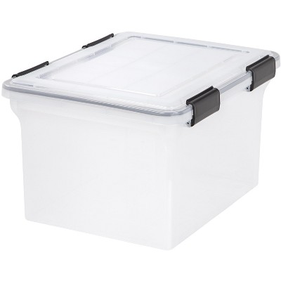 Iris Usa Letter Legal Size Plastic File Box, Home Organizing Storage ...