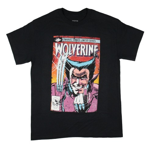 Marvel Men's Wolverine Comics Limited Series Adult Short Sleeve T-shirt ...