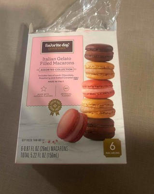 Frozen Italian Gelato Filled Macarons - 5.22 Fl Oz/6ct - Favorite Day ...