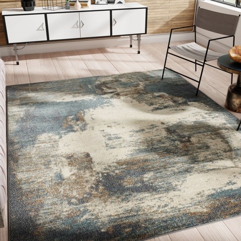 Rugs America Matteo Mt10a Contemporary Abstract Area Rug : Target
