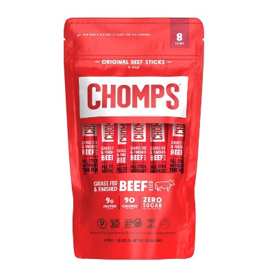 Chomps Original Beef - 8ct/9.2oz : Target