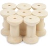 Bright Creations 72-pack Empty Wooden Thread Spools For Crafts, 3 Sizes ...