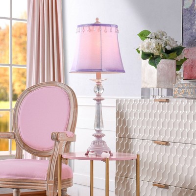 Inspiration Accent Table Lamp Crystal And Pink Finish - Stylecraft ...