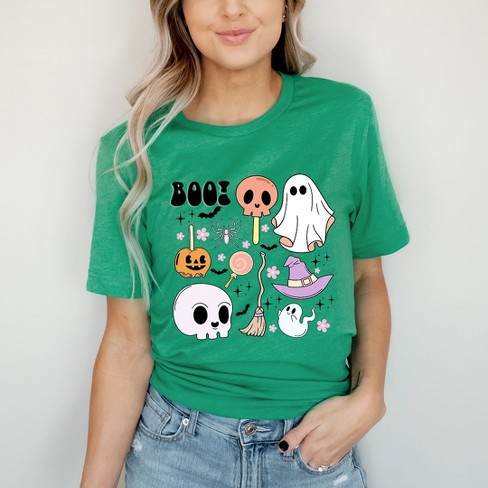 Simply Sage Market Women's Boo Chart Short Sleeve Graphic Tee - Xl ...