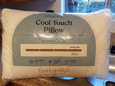 Standard/queen Extra Firm Cool Touch Bed Pillow - Threshold™ : Target