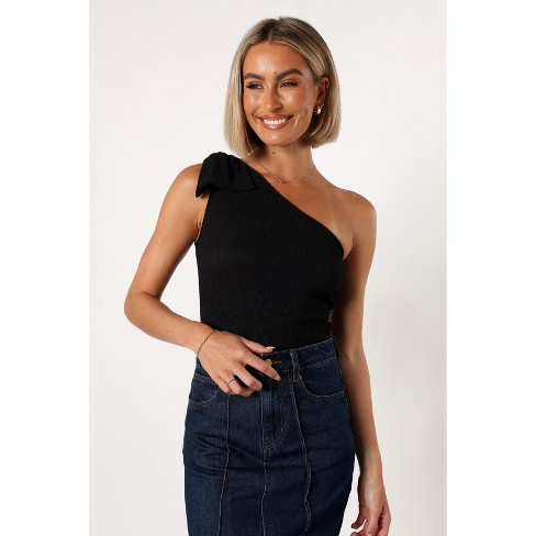 Petal And Pup Womens Jordana One Shoulder Bodysuit : Target