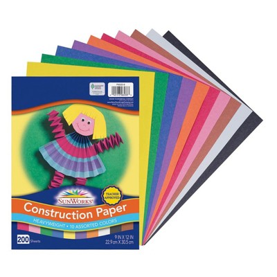 2pk 300 Sheets/pk Sunworks Construction Paper 11 Colors - Pacon : Target