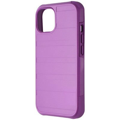 Verizon Rubberized Slim Case For Iphone Xr - Purple/black : Target