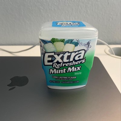 Extra Refreshers Mint Mix Gum 40-piece Bottle : Target
