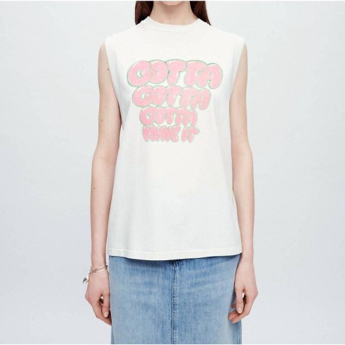 Oversized Muscle Tank Tee - Re/done : Target