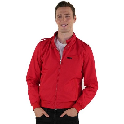 Members Only Men's Original Iconic Racer Jacket - Medium, Red : Target