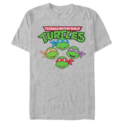 Men's Teenage Mutant Ninja Turtles Character Faces T-shirt : Target
