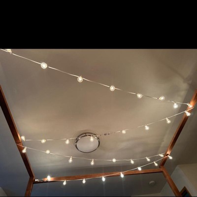 20ct Incandescent Outdoor String Lights G40 Clear Bulbs - Room ...