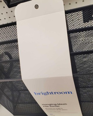 Mesh Hanging File Sorter With Keyholes White - Brightroom™ : Target