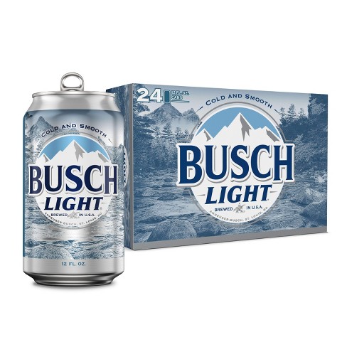 Busch Light Beer - 24pk/12 Fl Oz Cans : Target
