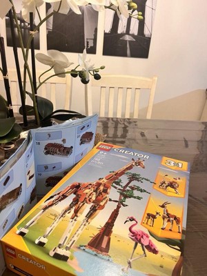 Lego Creator 3 In 1 Wild Safari Animals Set, Giraffe, Gazelles Or Lion ...