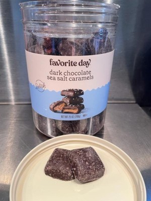 Dark Chocolate Sea Salt Caramels Candy - 25oz - Favorite Day™ : Target