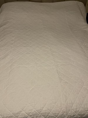 Diamond Stitch Cotton Linen Quilt - Threshold™ : Target