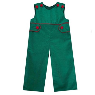 Boy's Green Corduroy Boys Overall - Marco & Lizzy : Target