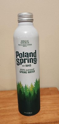 Poland Spring Aluminum Bottle Spring Water - 12pk/25 fl oz Bottles : Target