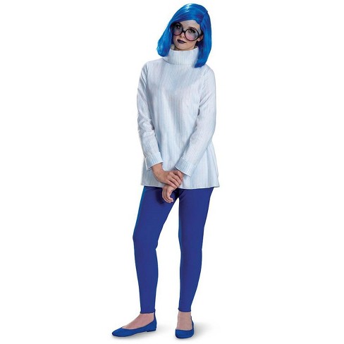 Inside Out Sadness Deluxe Adult Costume : Target