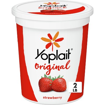 Yoplait Original Strawberry Yogurt - 32oz : Target