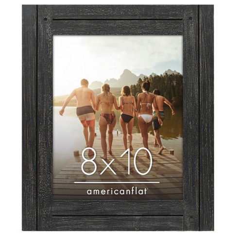Americanflat Rustic Picture Frame - Unique Farmhouse Look - 8x10 ...
