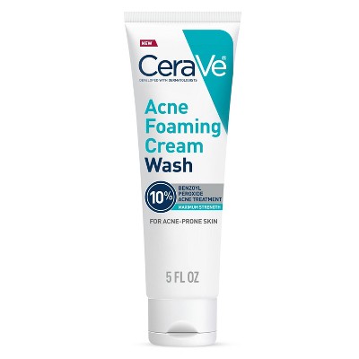 Cerave Acne Control Foaming Face Cleanser 10% Bpo - 5 Fl Oz : Target