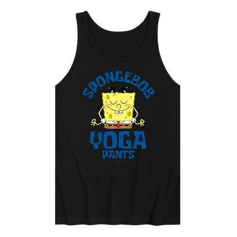 Men's Spongebob Squarepants Spongebob Yoga Pants Graphic Tank Top ...