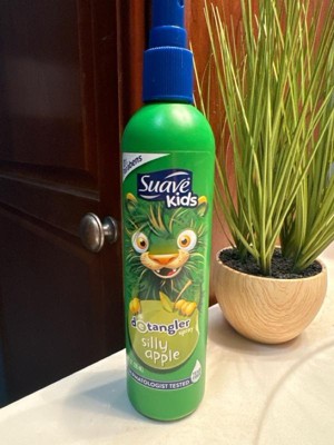 Suave Kids Detangler Spray For Tear-free Styling Silly Apple - 10 Fl Oz ...