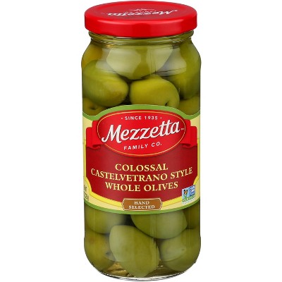 Mezzetta Colossal Fancy Olives - Case Of 6 - 10 Oz : Target
