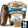 Ben & Jerry's Cookie Core Chocolate Chip Cookie Ice Cream - 1pt : Target