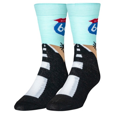 Crazy Socks, Route 66, Funny Novelty Socks, Large : Target