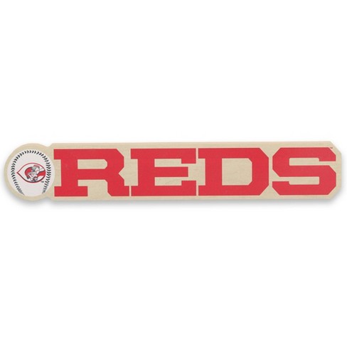 Mlb Cincinnati Reds Chunky Wood Wall Sign : Target