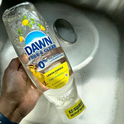 Dawn Lemon Essence Free & Clear Ez Squeeze Dishwashing Liquid - 54.8 Fl ...