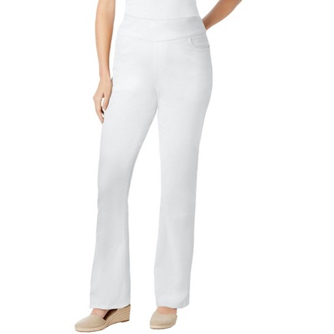Woman Within Women's Plus Size Tall Flex-fit Pull-on Bootcut Denim Jean ...