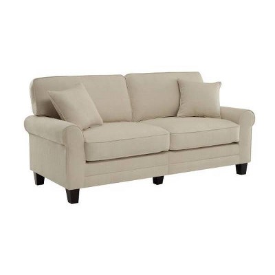 73" Palisades Sofa Beige - Serta : Target