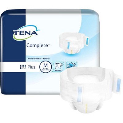 Tena Complete Incontinence Briefs, Moderate Absorbency, Unisex : Target