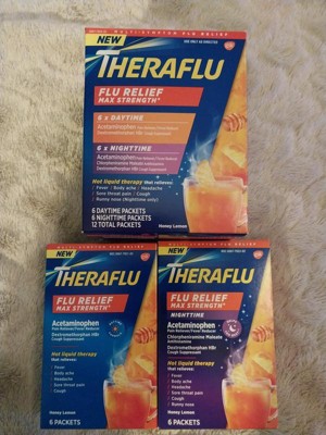 Theraflu Multi-symptom Flu Relief Max Strength Day & Night Powder ...