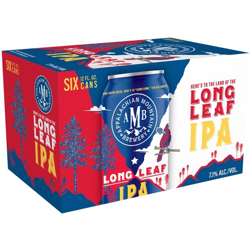 Appalachian Mountain Long Leaf Ipa Beer - 6pk/12 Fl Oz Cans : Target