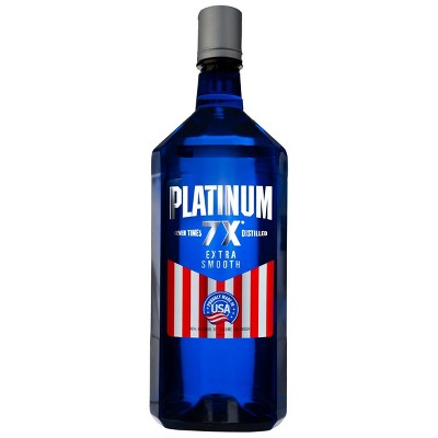 Platinum 7x Vodka - 1.75l Bottle : Target