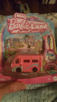 Barbie Mini Barbieland Doll & Vehicle Set With 1.5" Doll & Dreamcamper ...